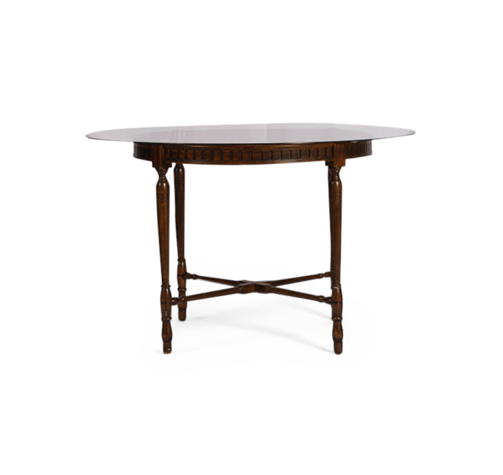 Traditional Round Dining Table - Fashion Furniture Rental